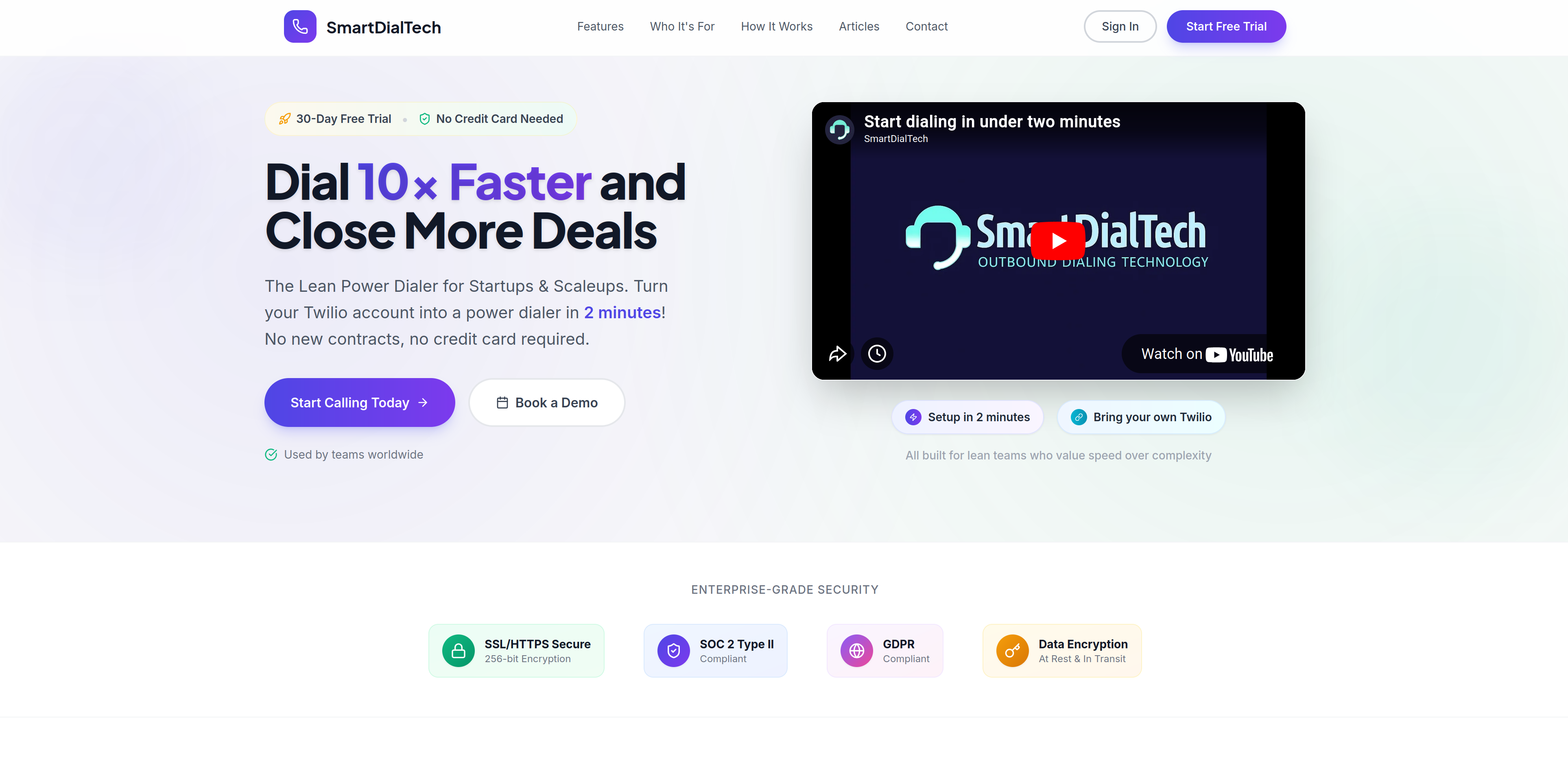 SmartDialTech | The Lean Power Dialer for Startups & Scaleups